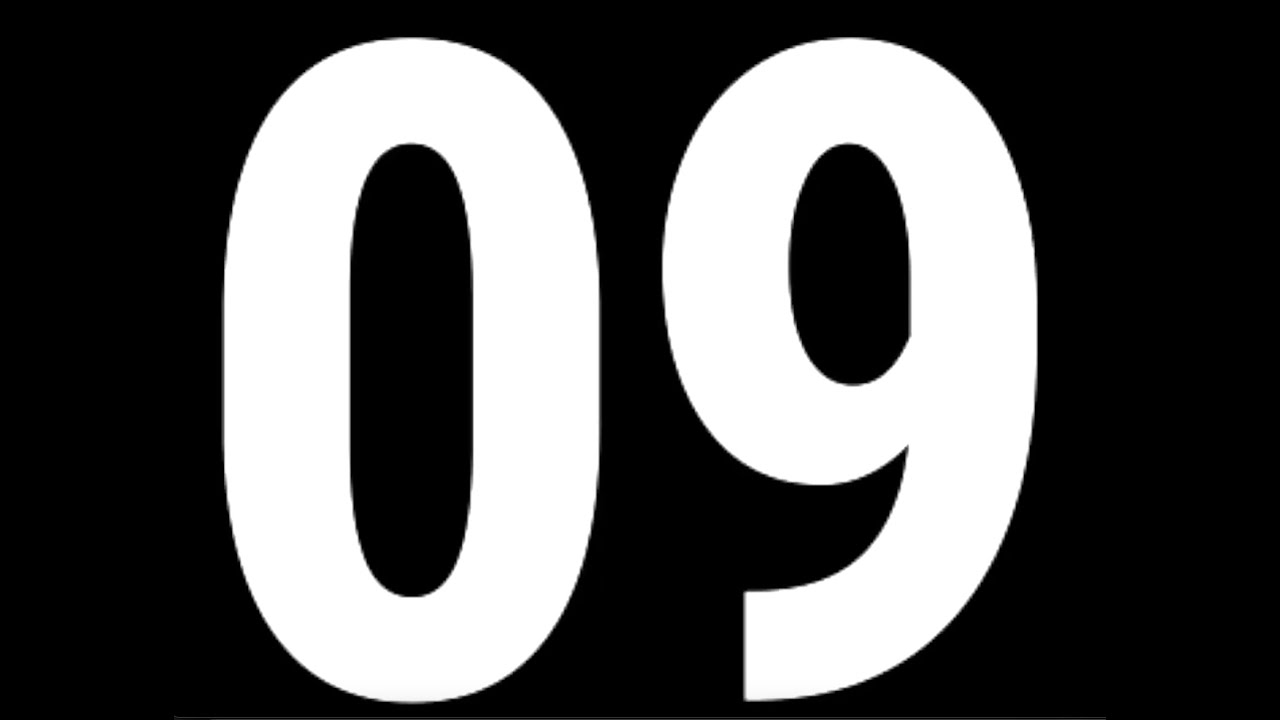 9 Second Countdown | 9 Second Timer | 9 Second Countdown | Alarm Clock | Ambience Sounds - YouTube