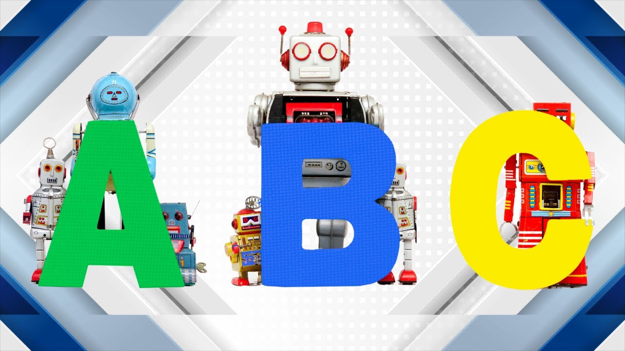 ABC Song with Robots | Fun Alphabet Song for Kids | Learn Letters with ...