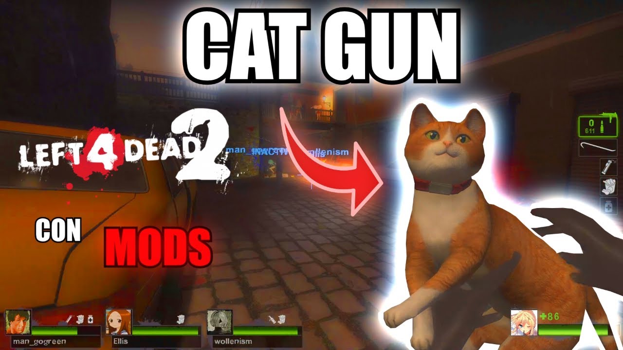 LA CAT GUN APARECE!!! - #03 || Left 4 Dead 2 con MODS - YouTube