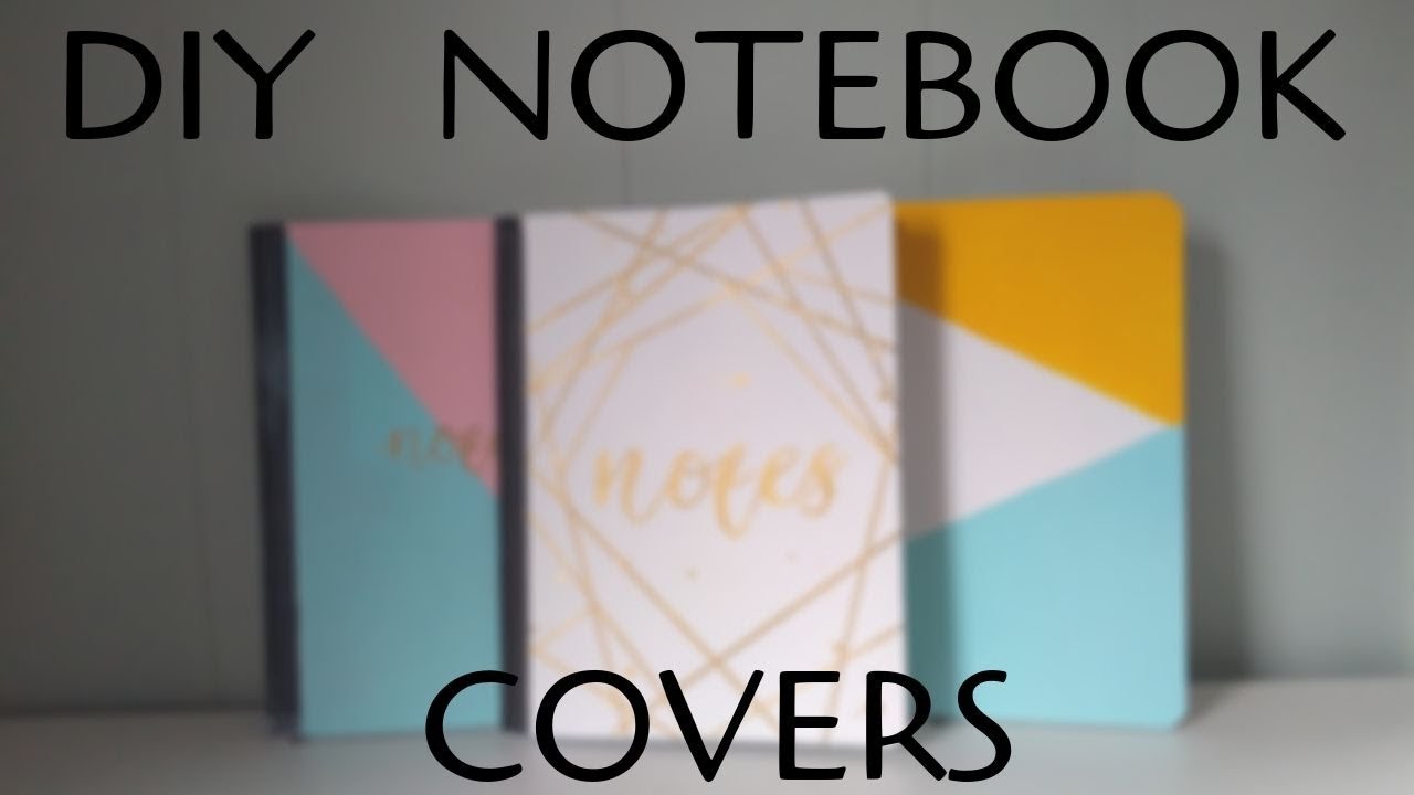 DIY Notebook Cover Ideas For Back To School I 2019 - YouTube
