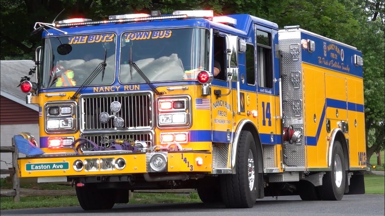 Nancy Run Fire Company Brand New Rescue Engine 1413 & Brand New Utility ...