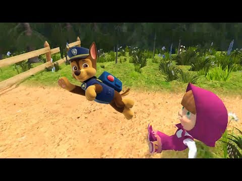 Masha and the Bear - Masha VS PAW Patrol - Chase l Fun Play