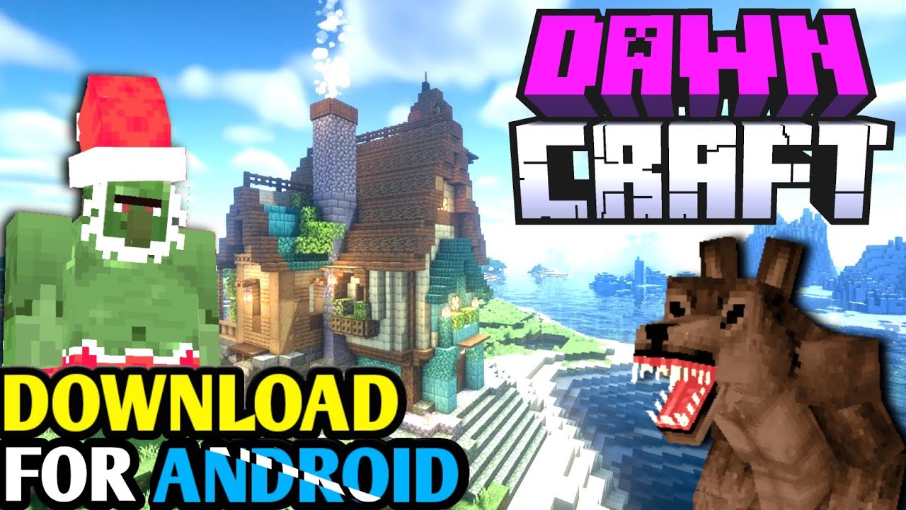 How To Change Minecraft Pe To Minecraft Java Modpack Dawn Craft In ...