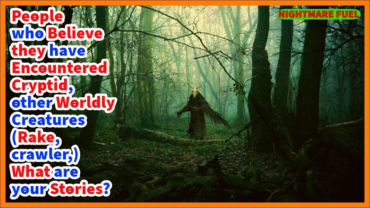 People who believe they have encountered a cryptid, other worldly ...