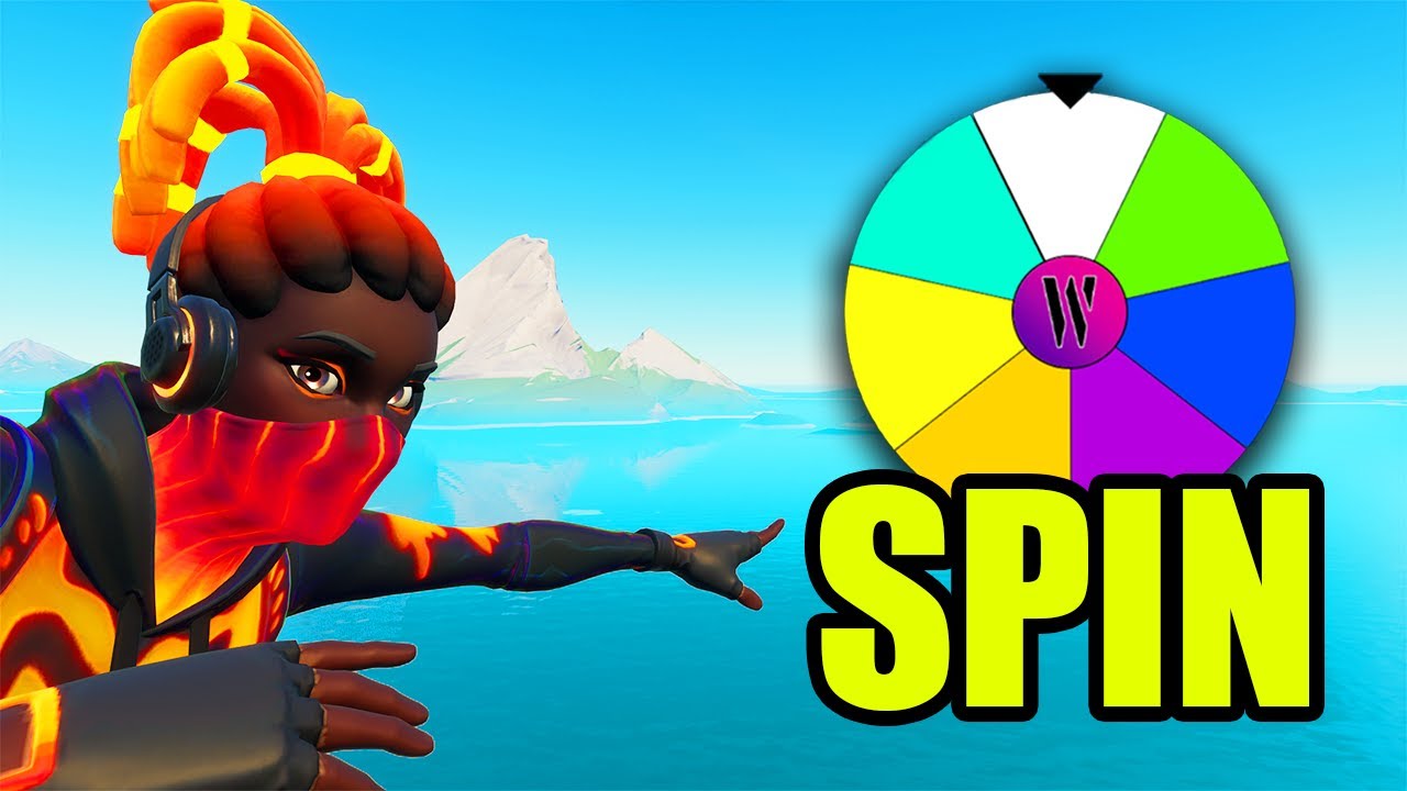 The *Random* SPIN THE WHEEL Challenge In Fortnite - YouTube