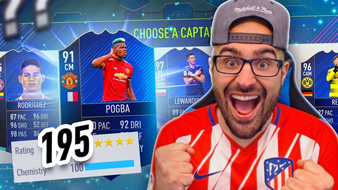 WOW 195 HIGHEST DRAFT DRAFT CHALLENGE! FIFA 18 ULTIMATE TEAM DRAFT ...
