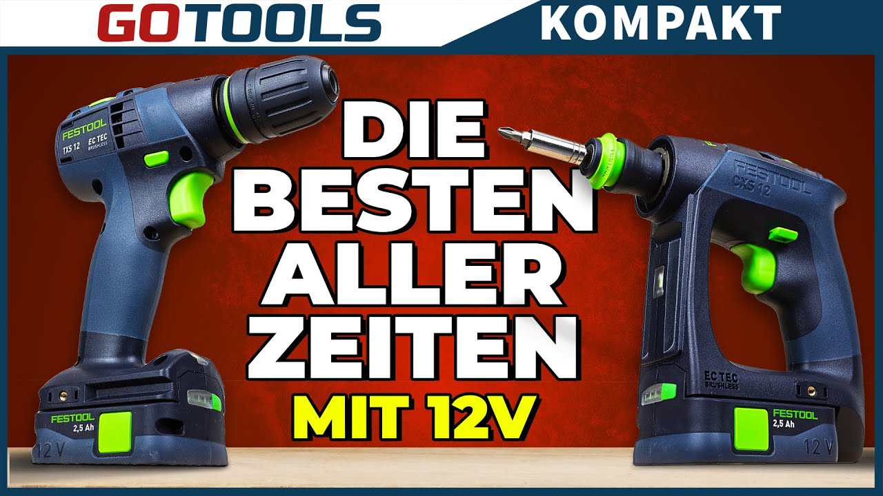 Größer, besser, schneller? Die neue 12V Akkuschrauber TXS 12 und CXS 12 ...