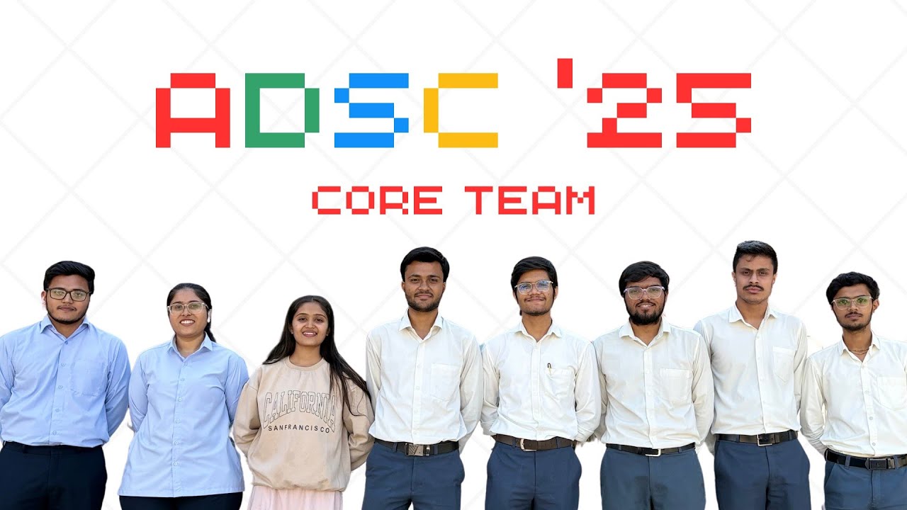 🚀 ADSC Core Team Reveal 2025 | Atmiya University - YouTube
