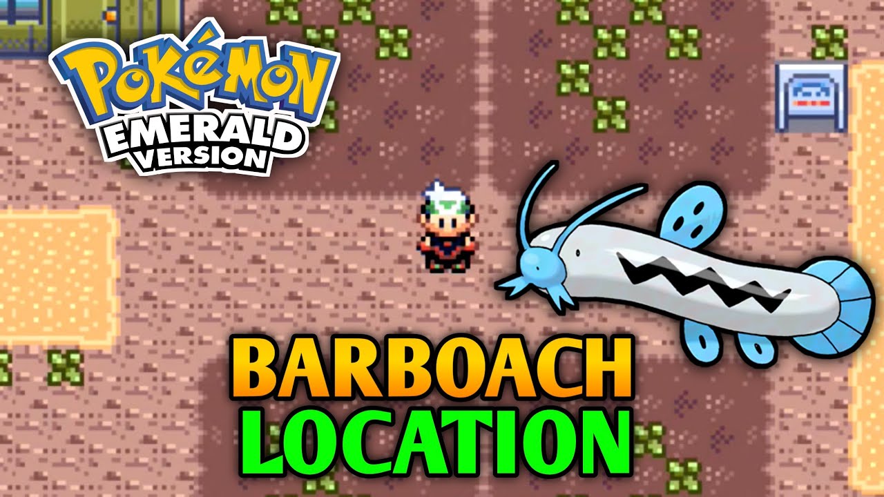 How To Catch Barboach In Pokemon Emerald - Barboach Location - YouTube