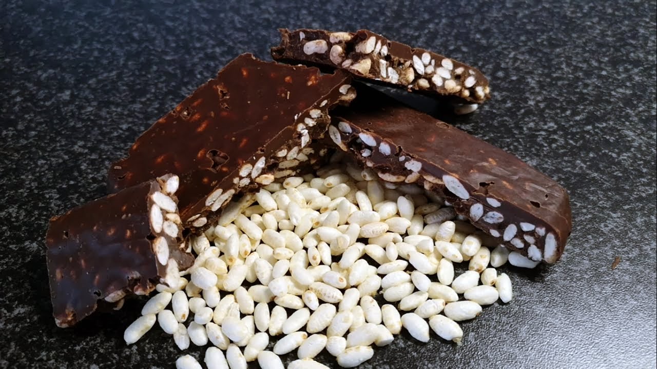 Chocolate with Puffed Rice (EASY, 2 ingredients) | Čokolada s rižom ...