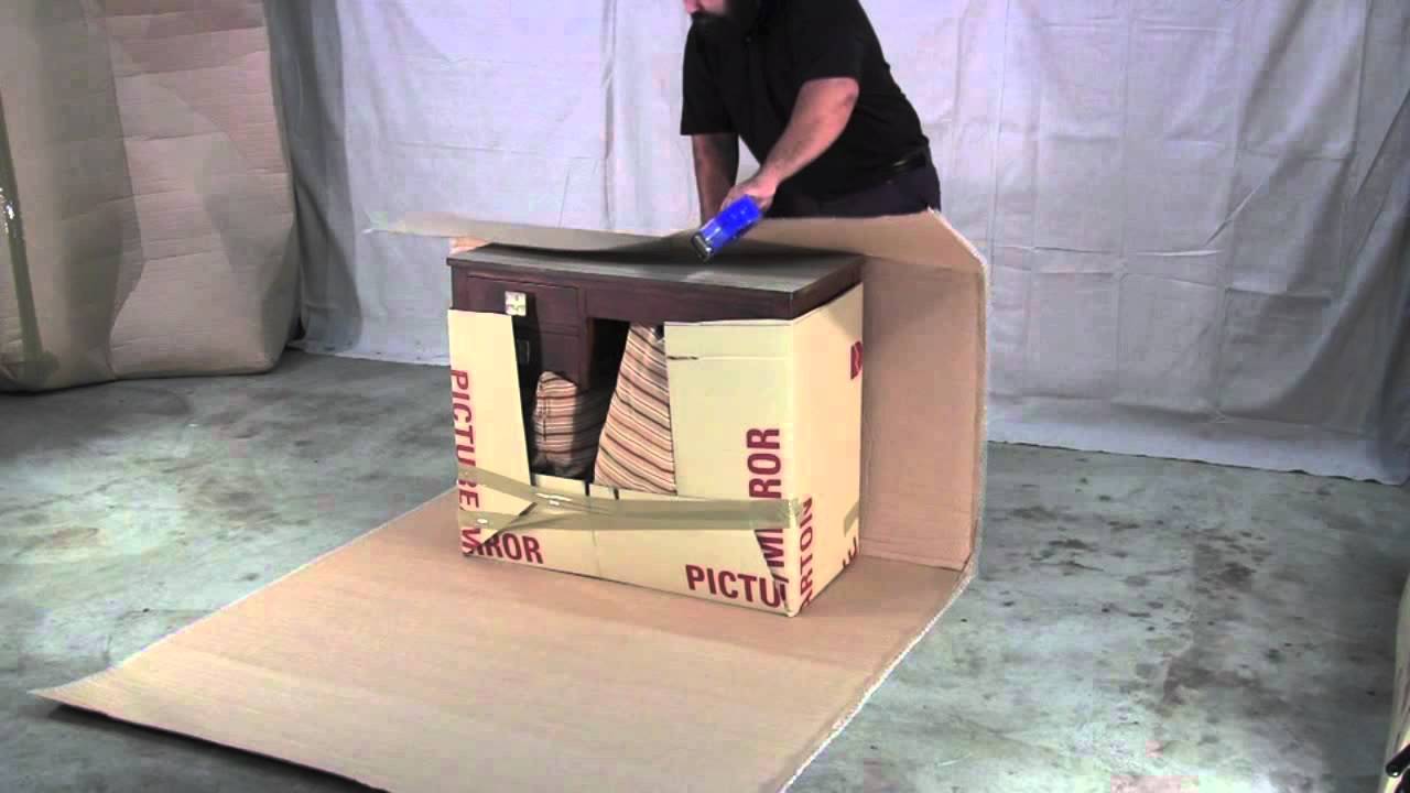 How to Export Wrap a Small Desk.. - YouTube