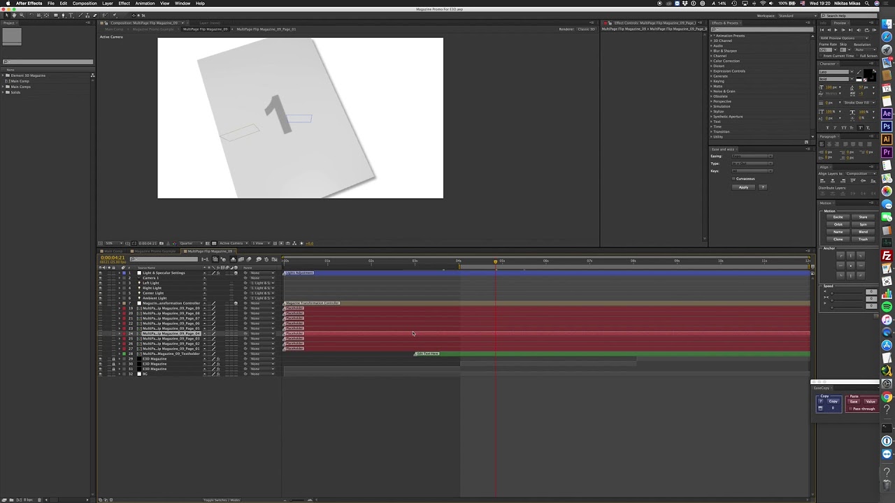 Magazine Promo for Element 3D Basic Customisation Tutorial - YouTube
