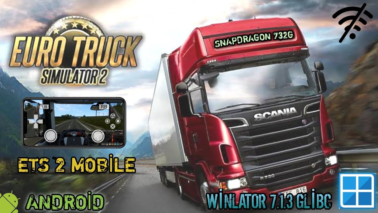 TELEFON'DAN ETS 2 NASIL OYNANIR, ÜCRETSİZ!! / WİNLATOR 7.1.3 Glibc ...