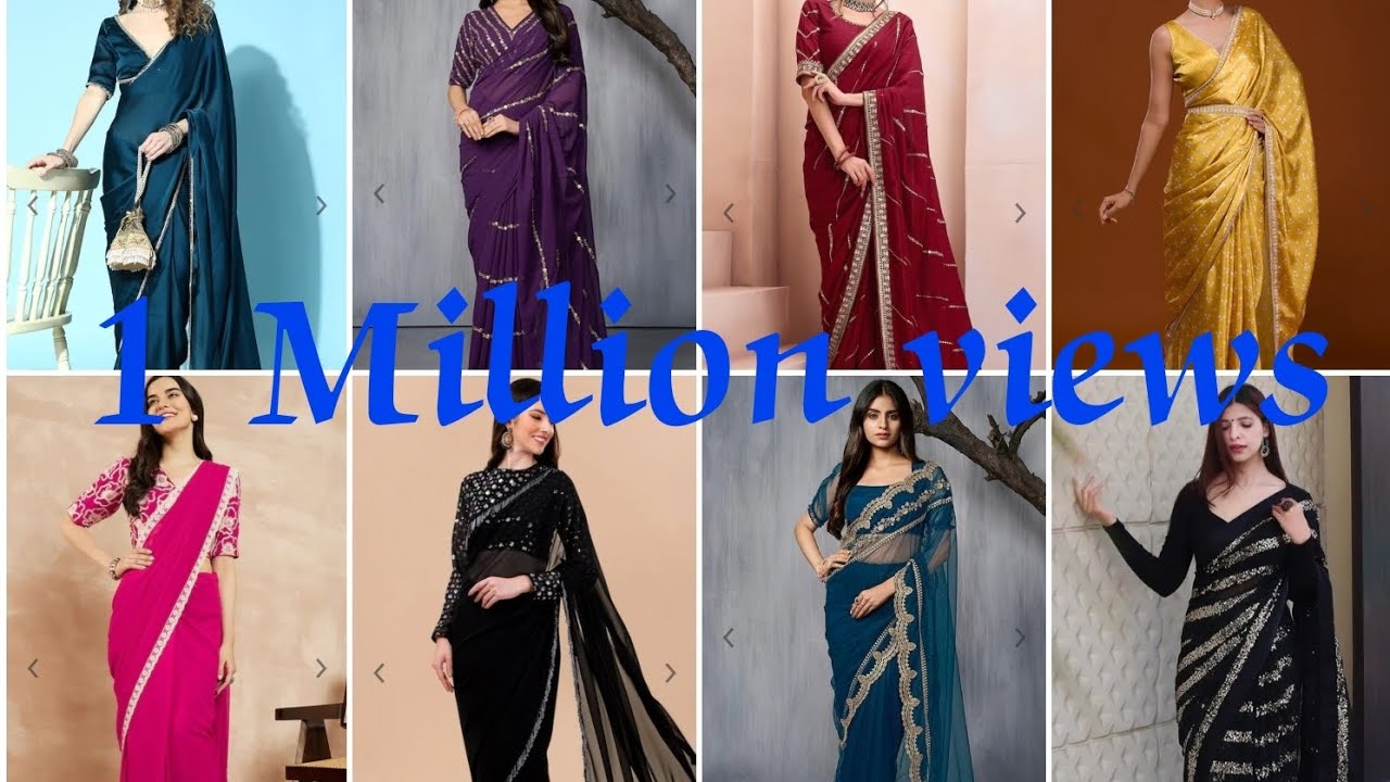 Trending saree collections 2024🥰/ Latest saree designs 2024/ Trending ...