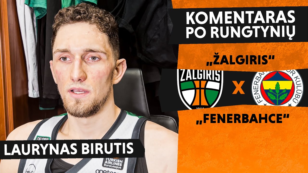 Birutis: „Laimėjome prieš nuostabią sudėtį turinčią komandą“ - YouTube