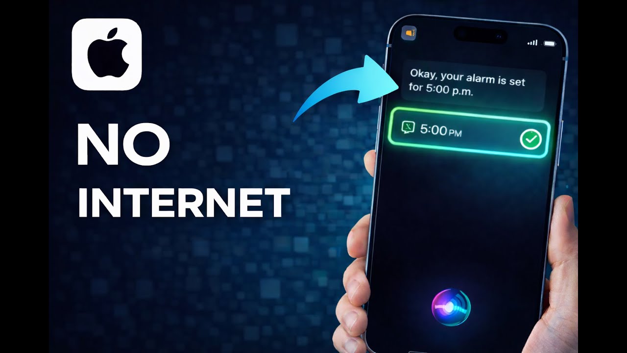 How to Use Siri Without Internet Connection on iPhone - YouTube