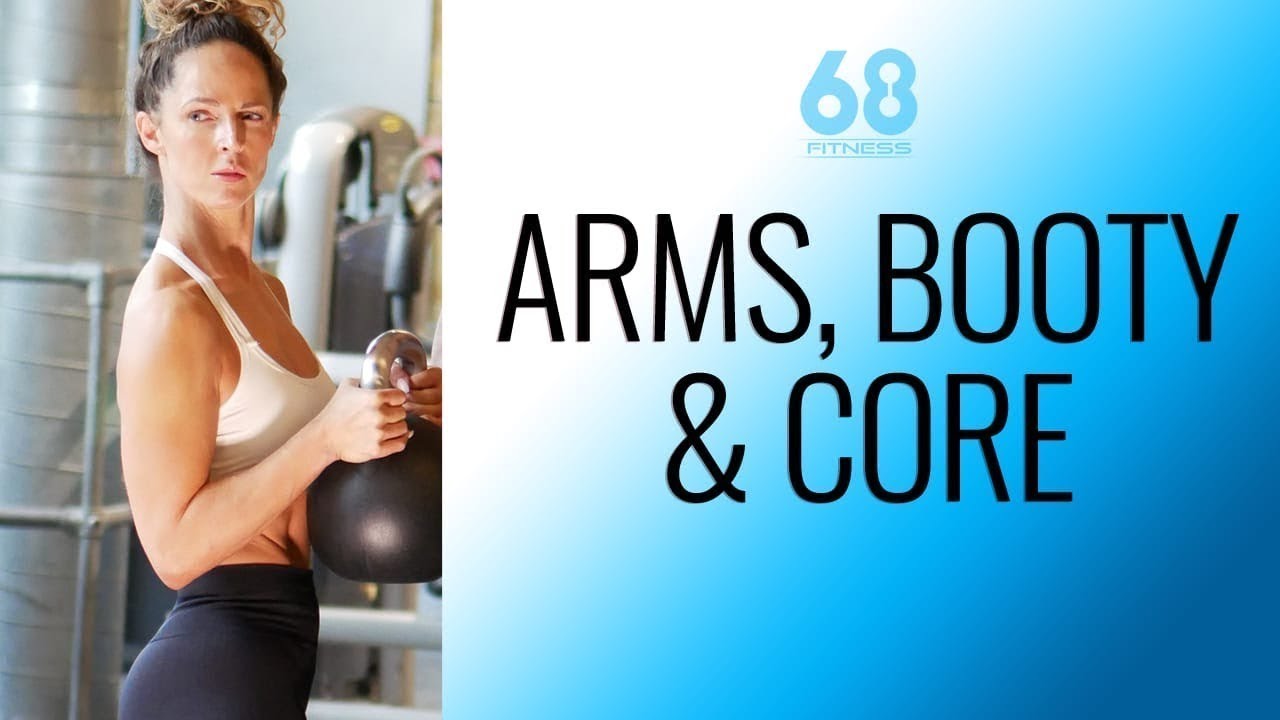 68 Fitness LIVE | Arms, Booty & Core Week 3 - YouTube