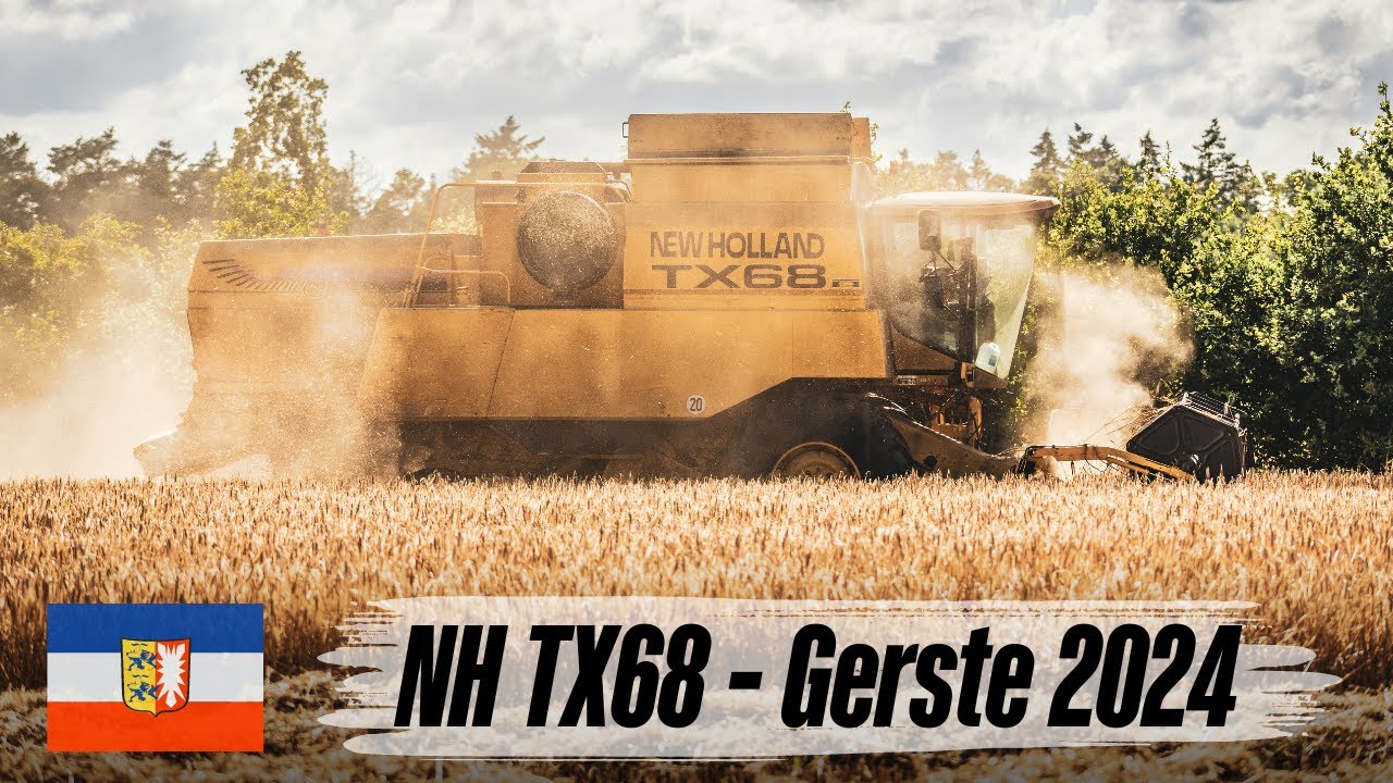 New Holland TX68 | Hof Stricker | Gerste 2024 #newholland #agriculture ...
