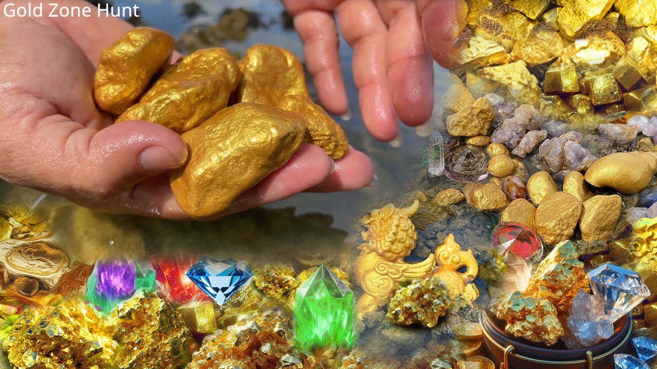 Finding Natural Gold, Diamond Amethyst. Diamonds, Quartz Crystal at the ...