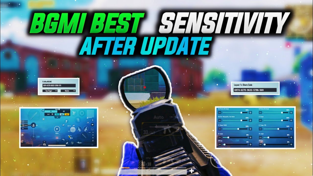 BGMI Best Sensitivity Settings After 1.5.0 Update | BGMI Zero Recoil ...