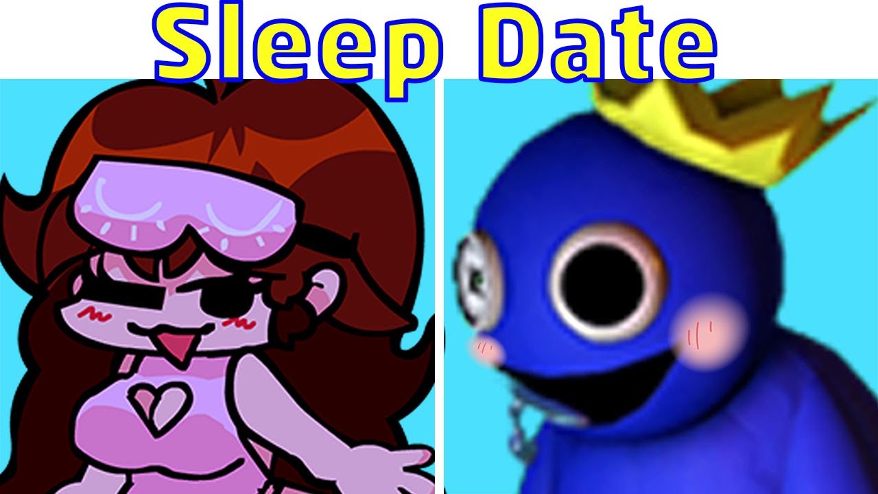 Blue & Girlfriend Date - Rainbow Friends x After Week FNF Mod - YouTube