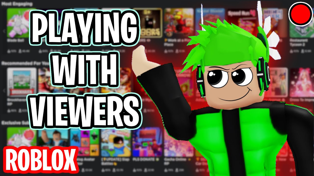 🔴 PLAYING WITH VIEWERS! | Roblox Live - YouTube