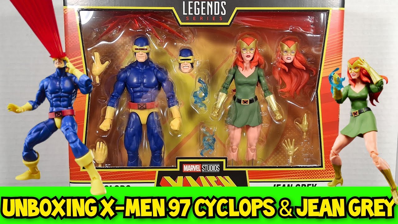 Unboxing Marvel Legends X-men 97 Cyclops & Jean Grey 2 Pack - YouTube