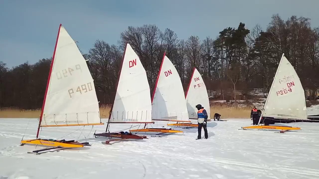 Zimowe Mazury - zapraszamy na bojery - kursmazury.com - YouTube