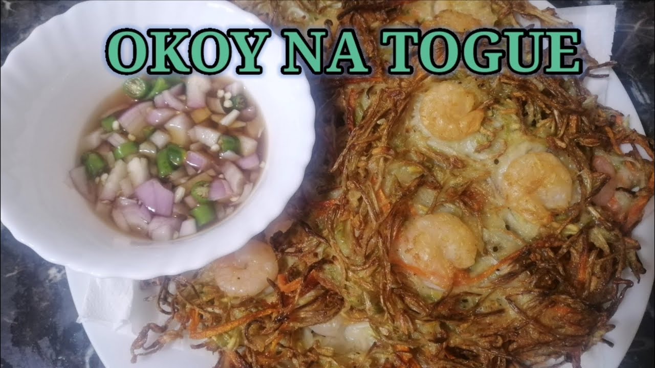 CRISPY OKOY NA TOGUE WITH SHRIMP | CRISPY MUNG BEAN SPROUT WITH SHRIMP ...