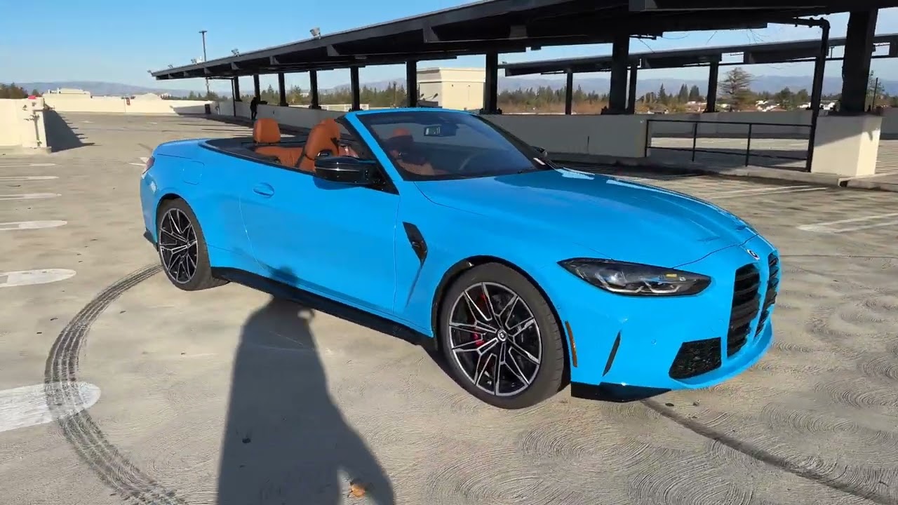 2022 Bmw M4 Convertible Blue