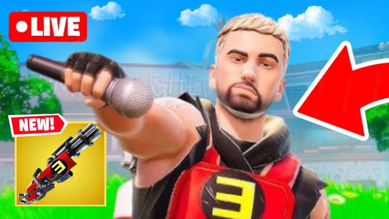 LIVE! - NEW EMINEM UPDATE OUT NOW! (FORTNITE) CHAPTER 2 REMIX - YouTube