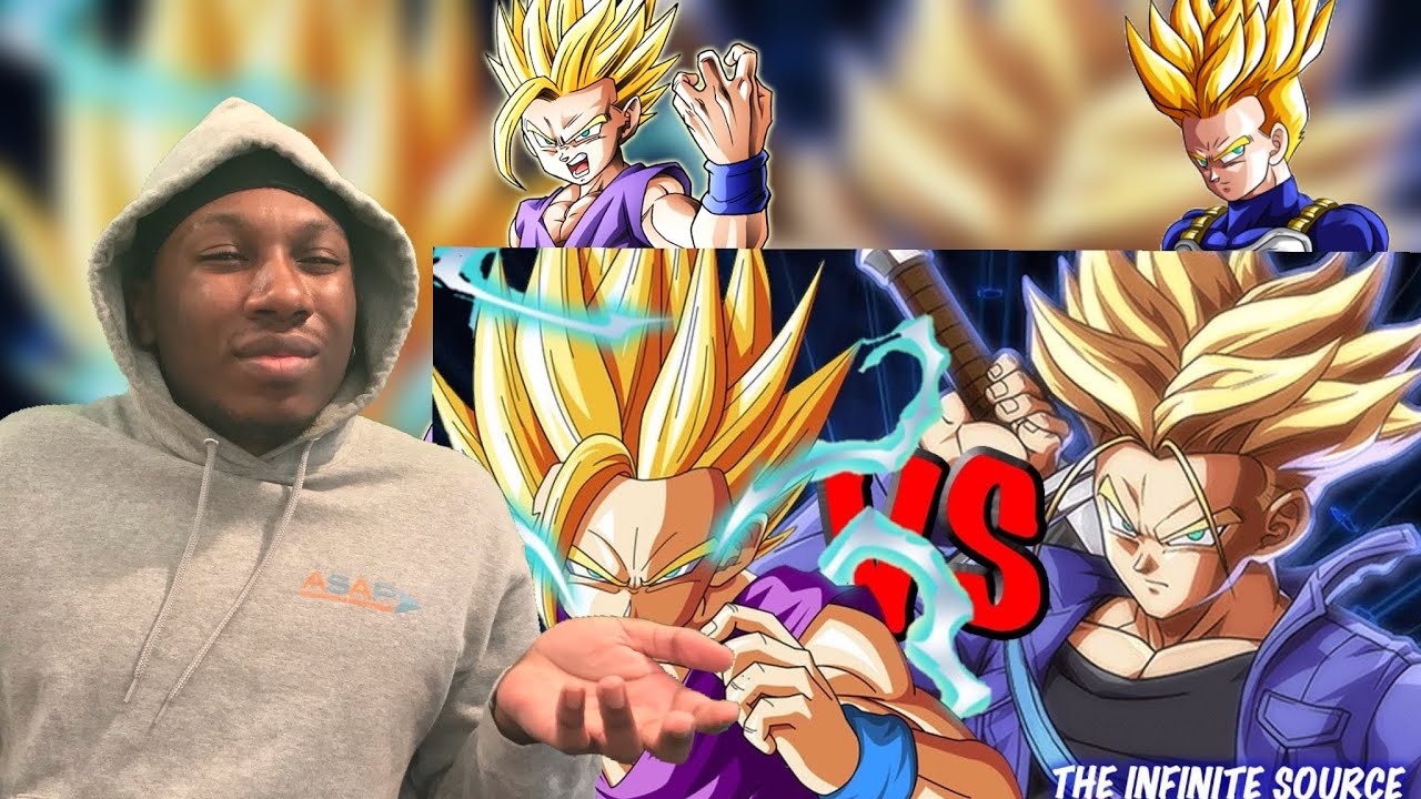 Gohan vs Trunks RAP BATTLE (Reaction) Well I mean it was better ...
