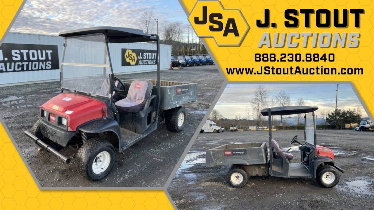 Toro Workman MDE Utility Vehicle - YouTube