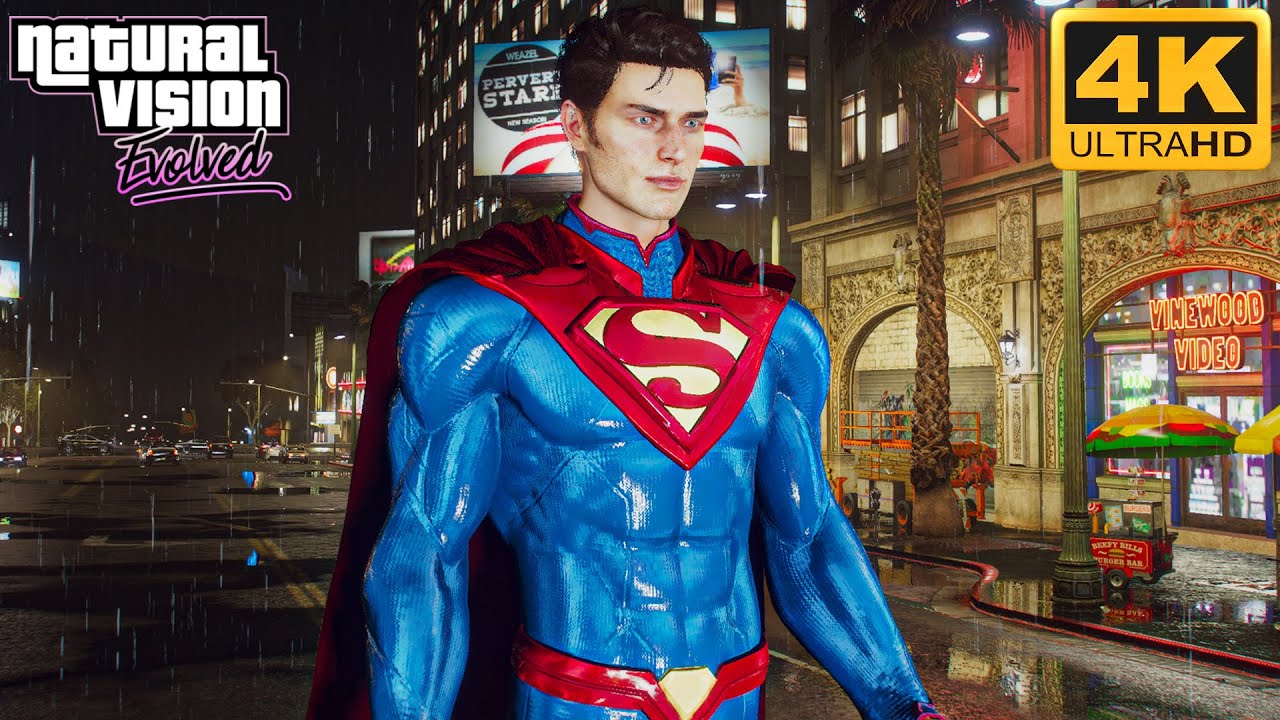 GTA 5 - Superman Rebirth The Man of Tomorrow Gameplay (4K) - YouTube