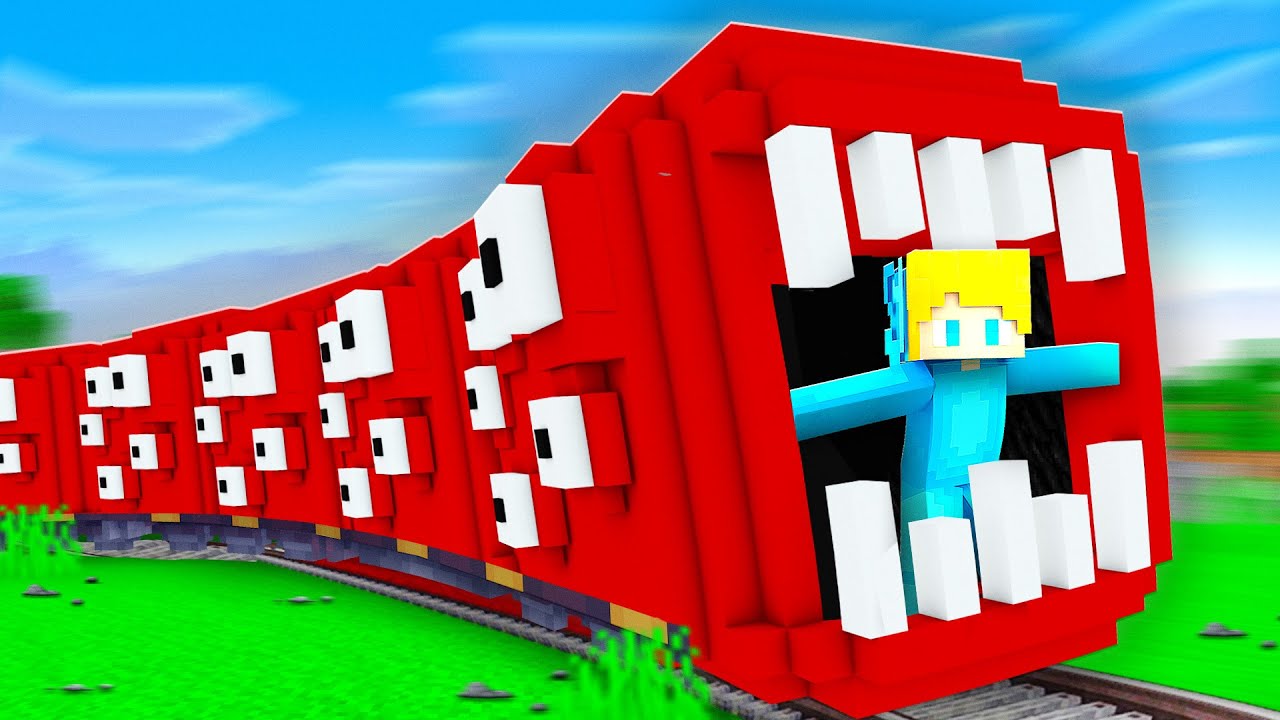 Wie man ein funktionierenden TRAIN EATER ZUG baut in Minecraft! - YouTube