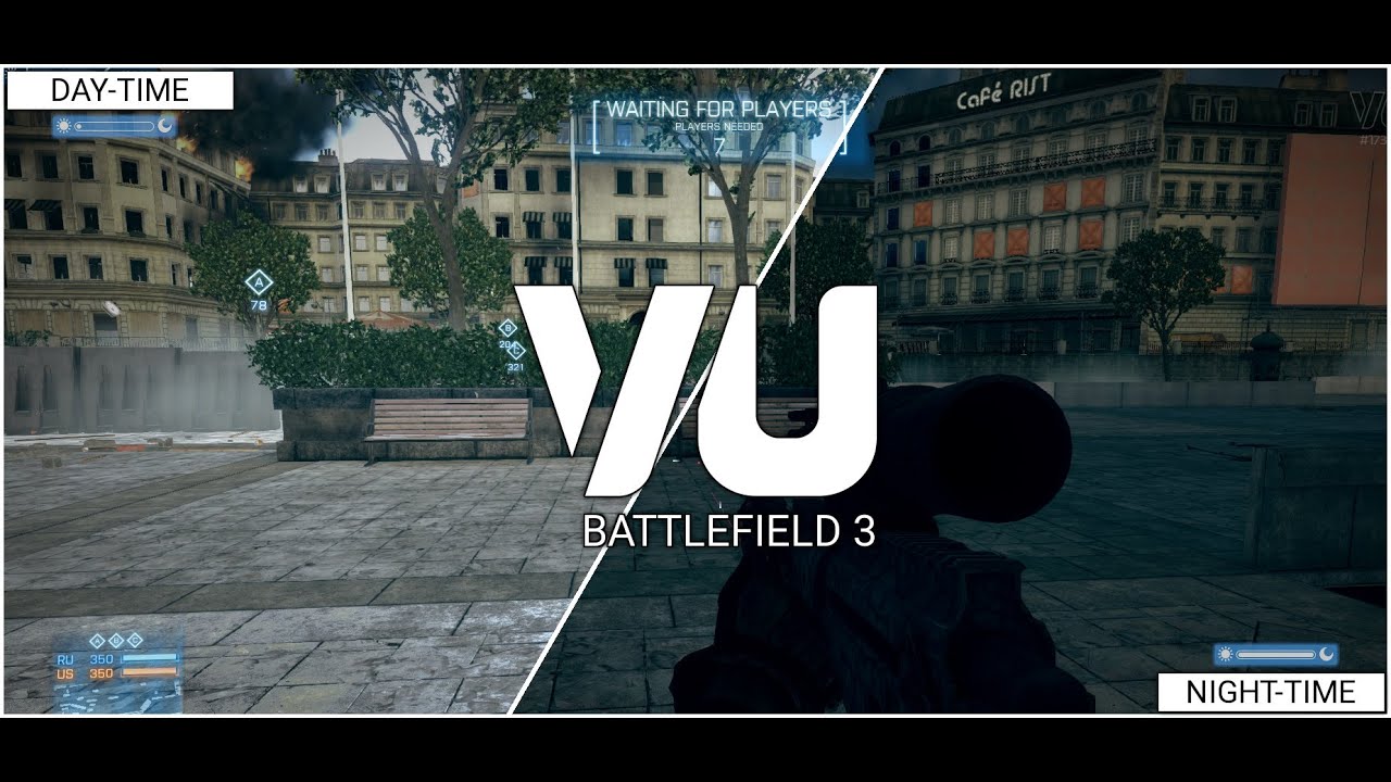BF3 VU - Day/Night mod - Grand Bazaar (preview with UI) - YouTube