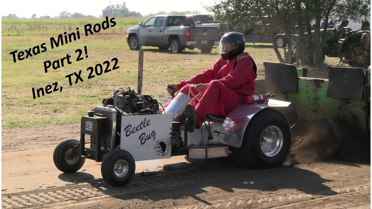 2022 Inez, TX Mini Rod Tractor Pulling! Part 2 - YouTube