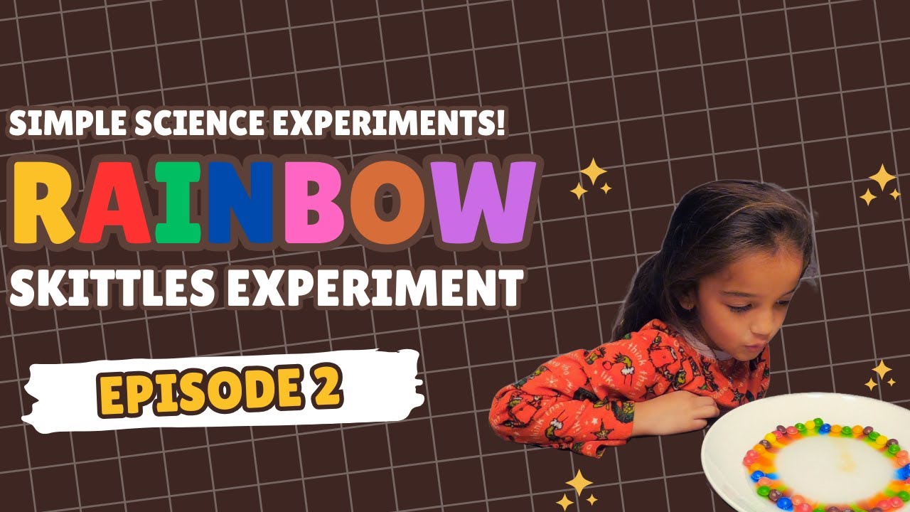 🌈 Skittles Rainbow Magic! Color Explosion Experiment by Riya 🌈 ...