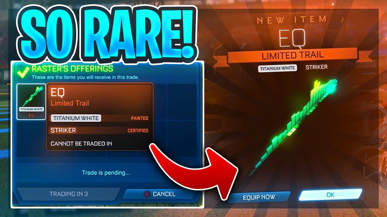So I got the most EXPENSIVE Trail in Rocket League History... - YouTube