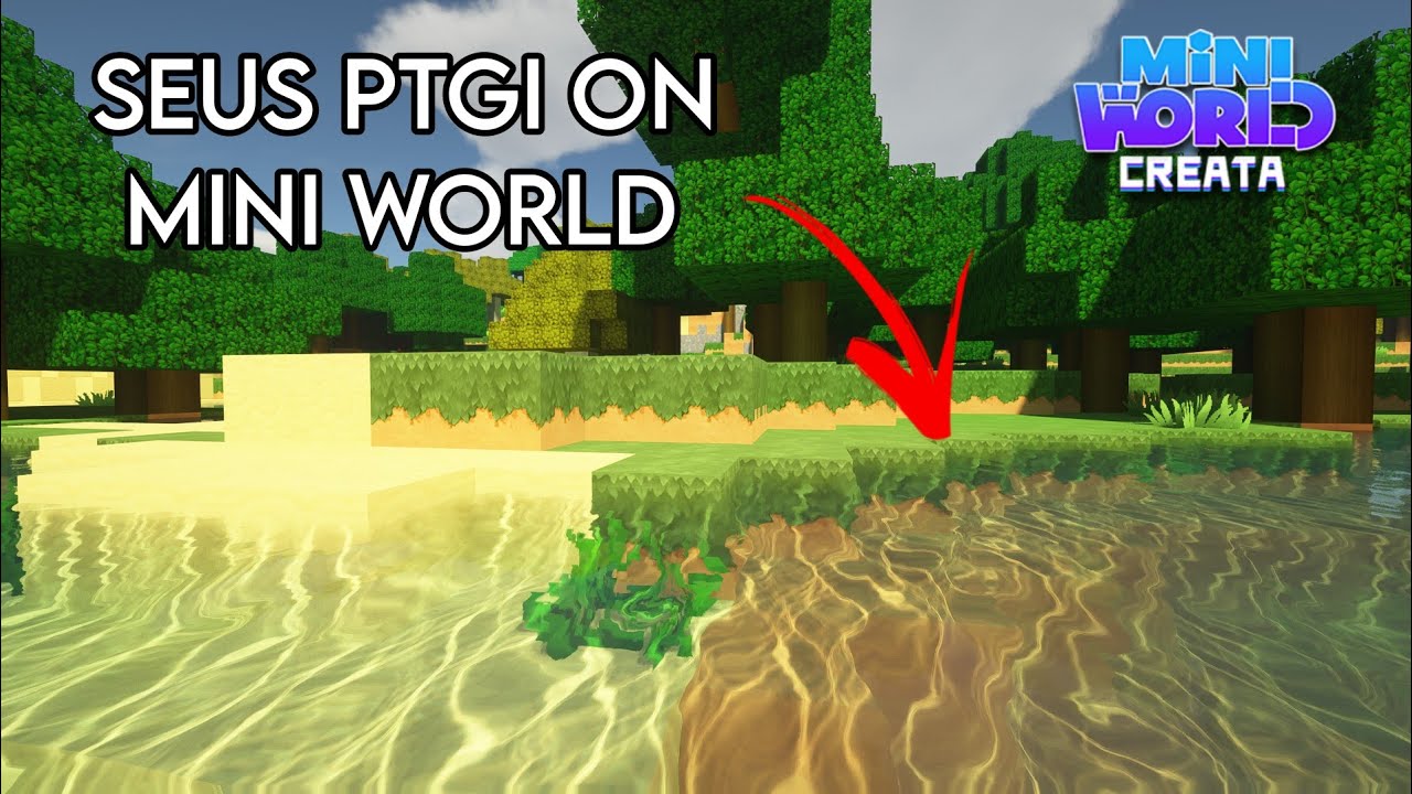 Mini World Seus Ptgi Shaders Minecraft Shaders Youtube