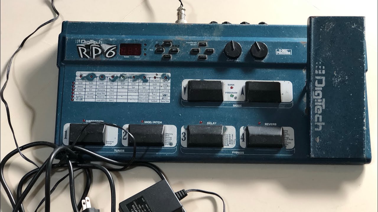 DIGITECH RP6 🔥MADE IN USA 🔥เทสการใช้งาน🔴และบอกวิธีการEDITและSAVE ครับ ...