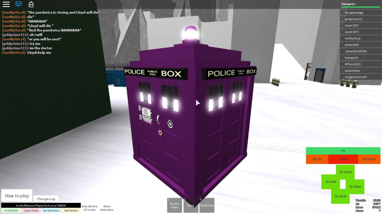 purple tardis II roblox tardis flight classic - YouTube