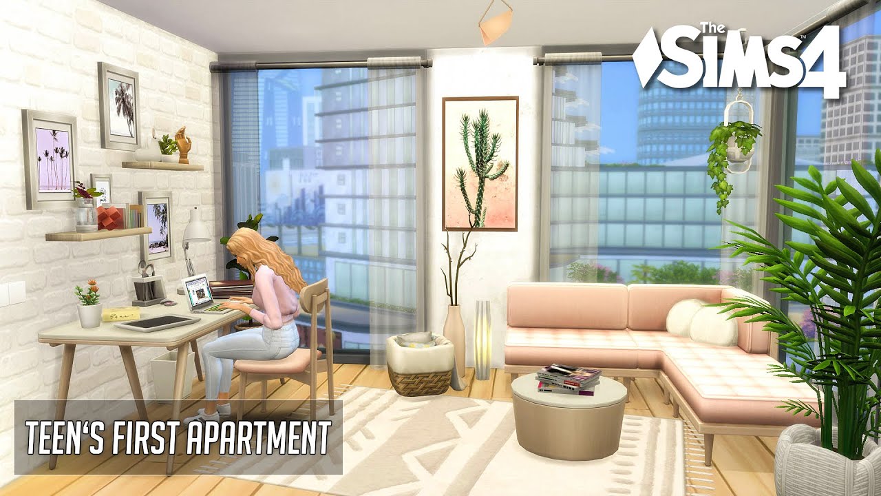 Teen's First Apartment | No CC | Artworks | Stop Motion | Sims 4 Video ...