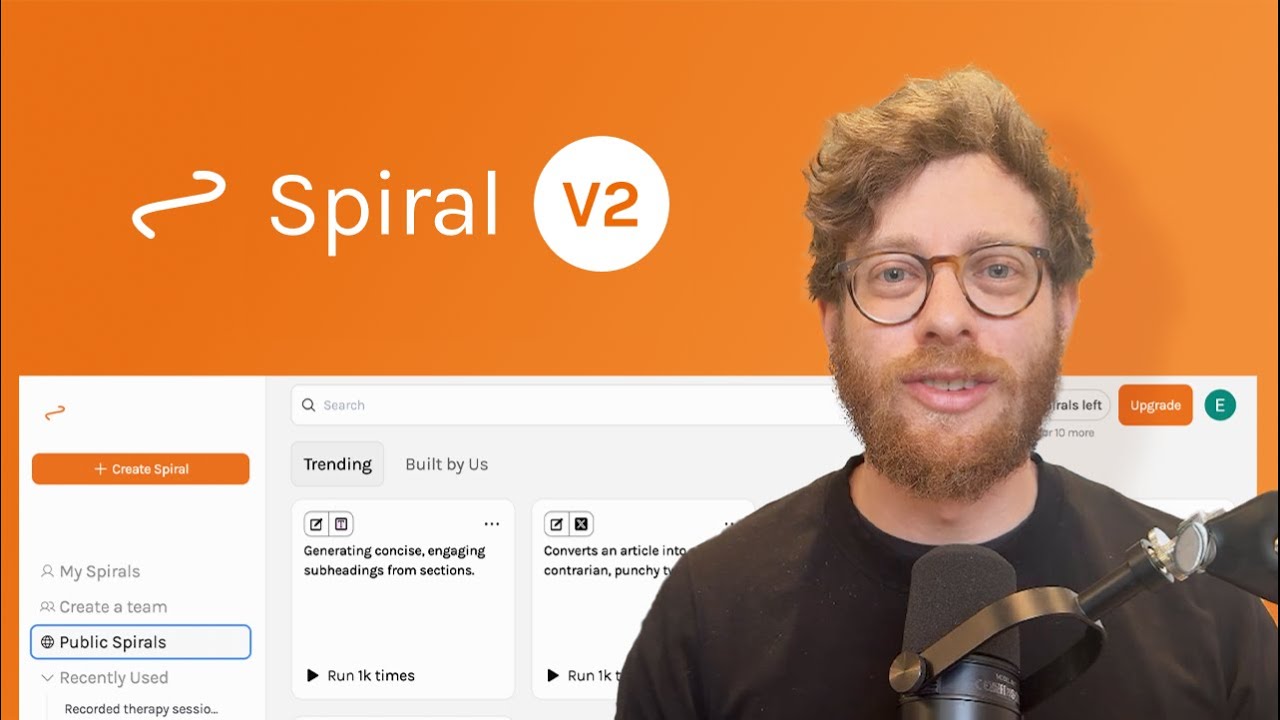Introducing Spiral V2 – new interface, features, and 200+ public Spirals - YouTube