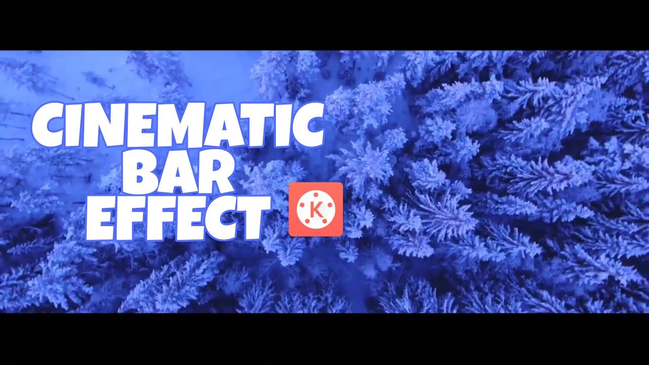 How to create cinematic bars effect on any video | kinemaster pro - YouTube