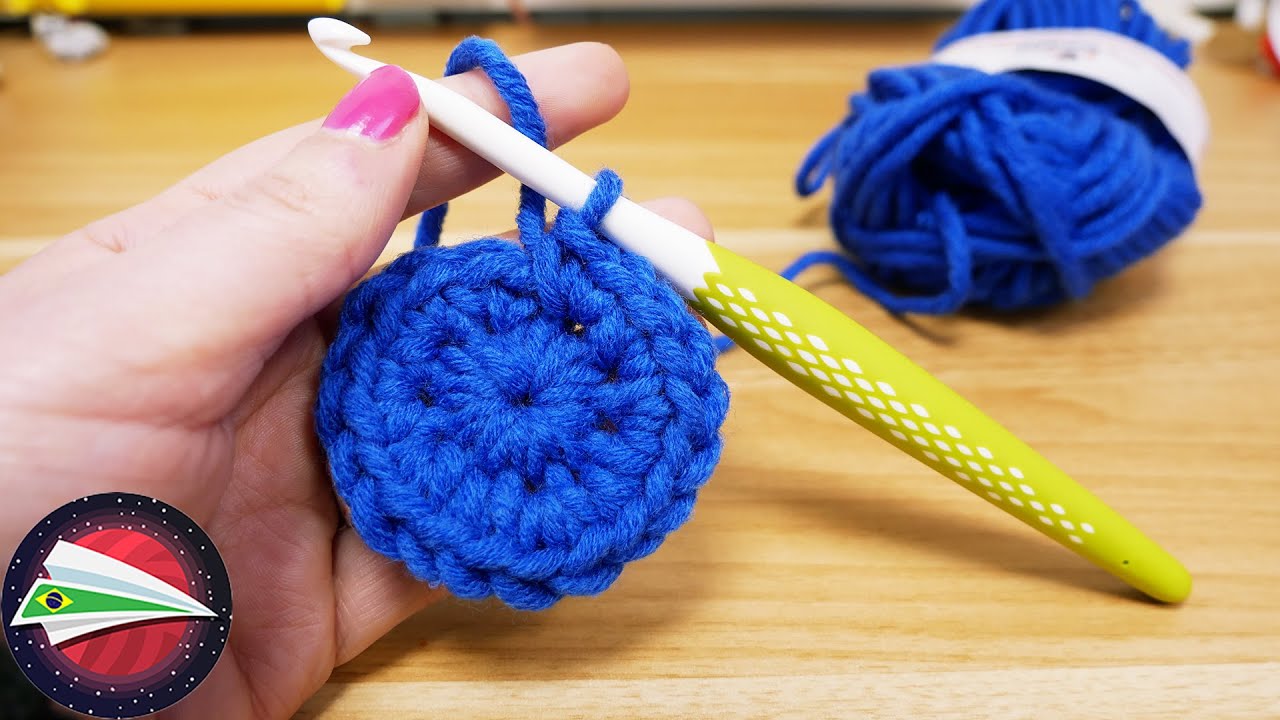 Aprender Crochê | Círculo Mágico | Crochê em Círculo | Aumentando ponto ...