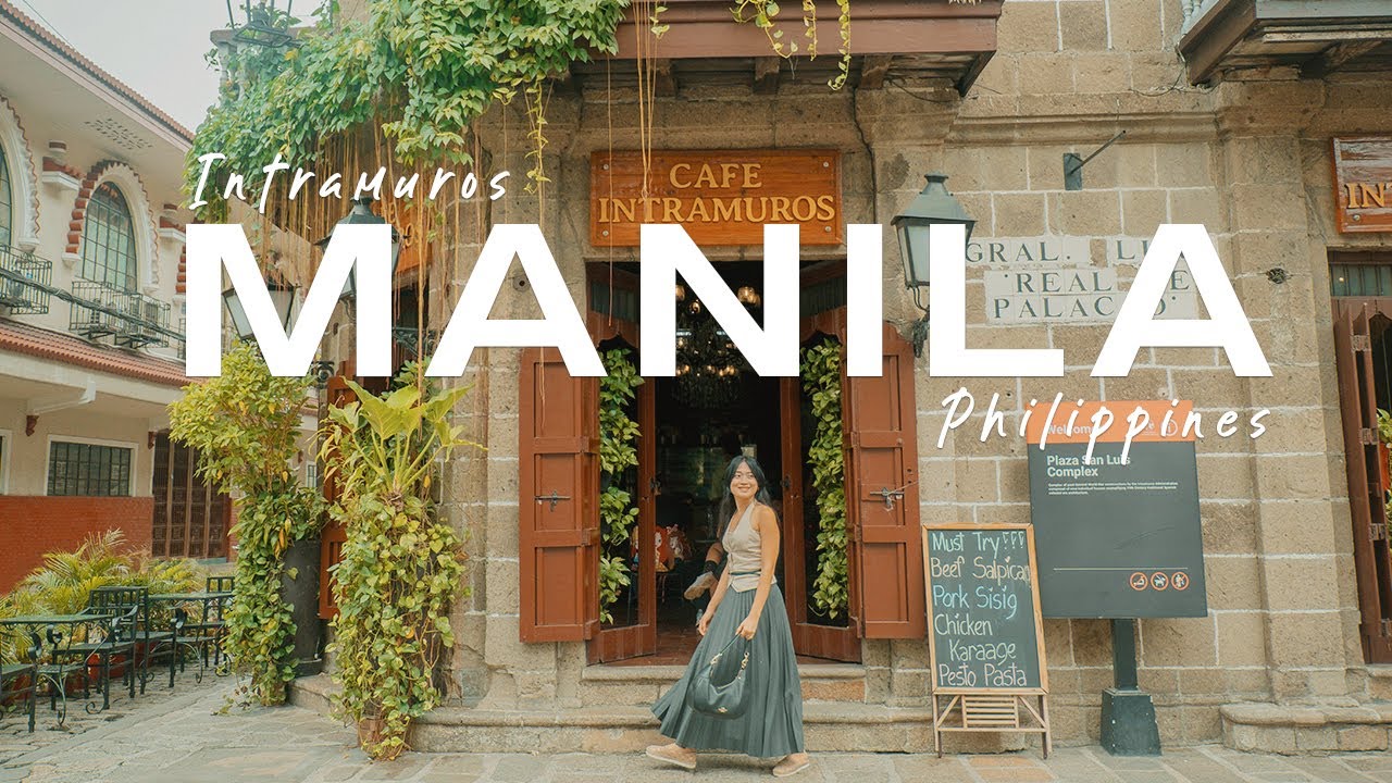 Intramuros, Manila 🇵🇭 4k | Cafe, Photo Walk & Exploring the Old World ...