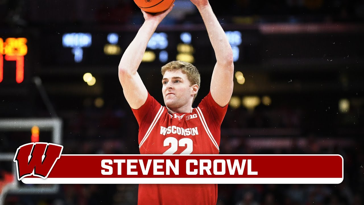 2025 SENIOR HIGHLIGHTS: F Steven Crowl | Wisconsin Basketball - YouTube