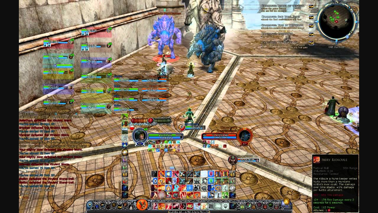 LOTRO: ORDER OF ELENDIL (of Elendilmir) vs. GORTHERON (of Ost Dunhoth ...