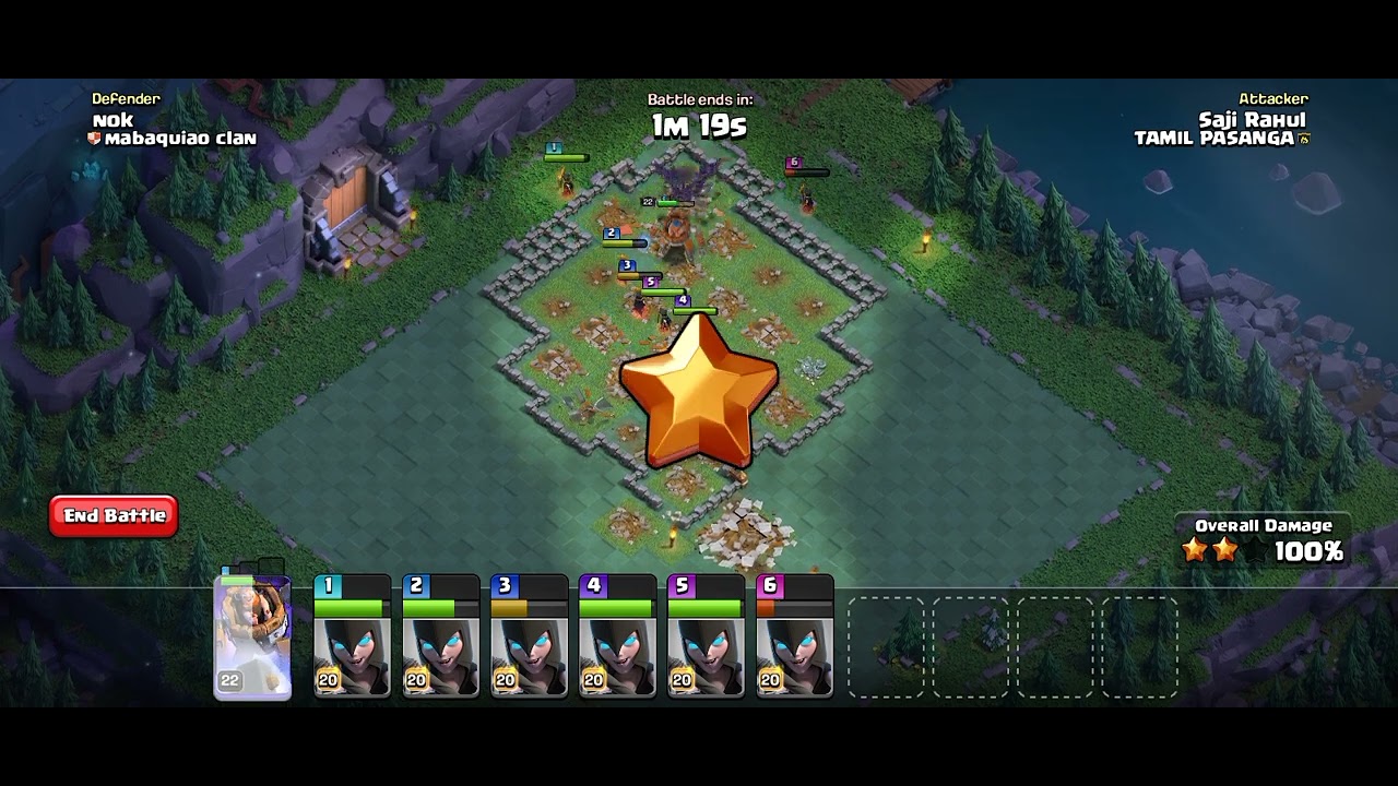 Builder Base Attack | 3 Stars | COC - YouTube